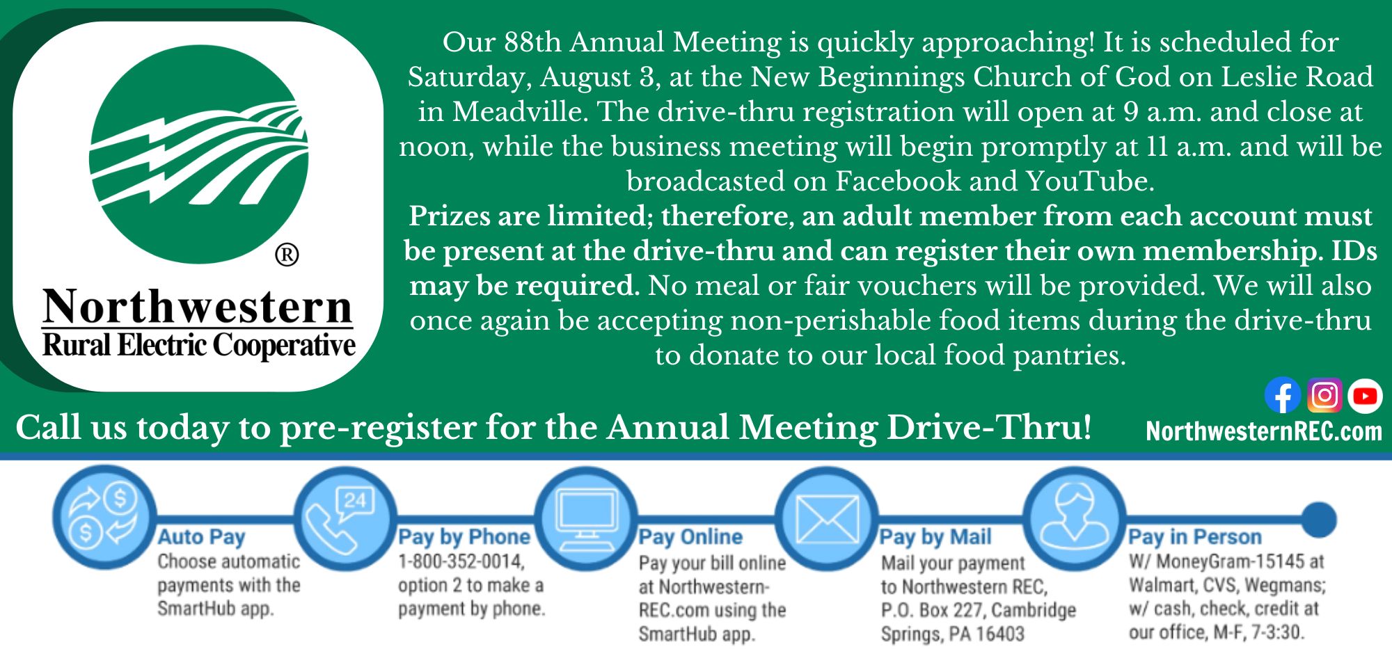 Bill Inserts | Northwestern Rural Electric Cooperative Association